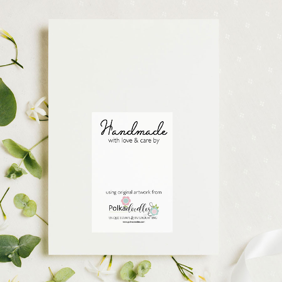 Handmade by - printable handmade craft personalisation label
