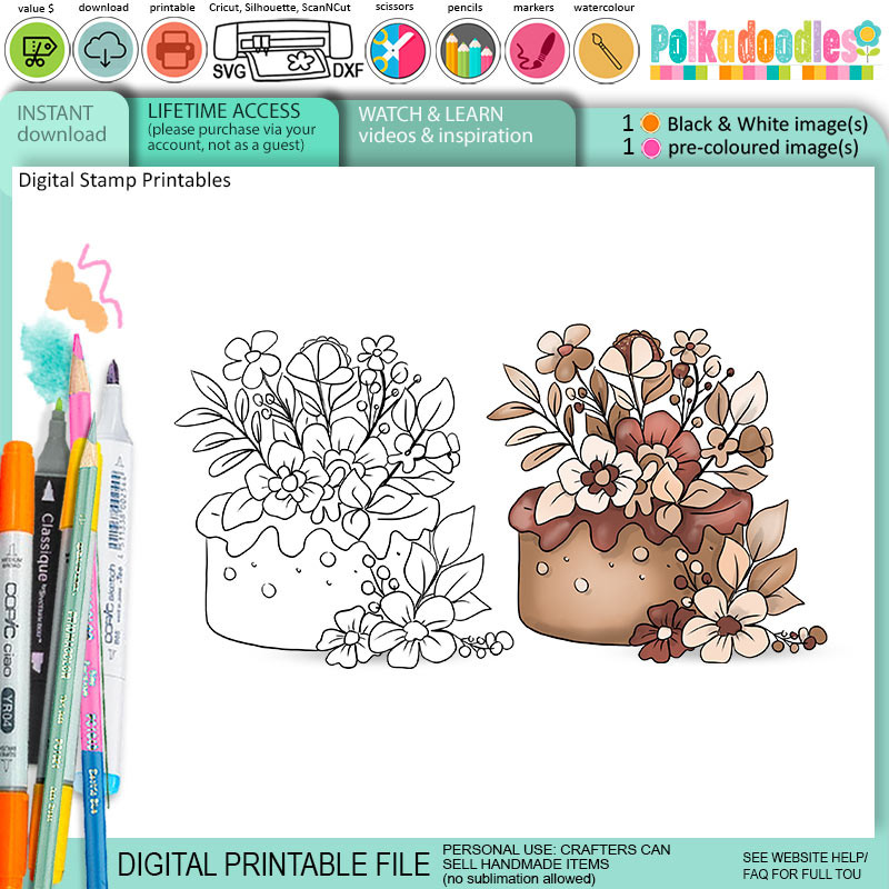 Card making Printables - Latest Digital Stamp Printable releases ...