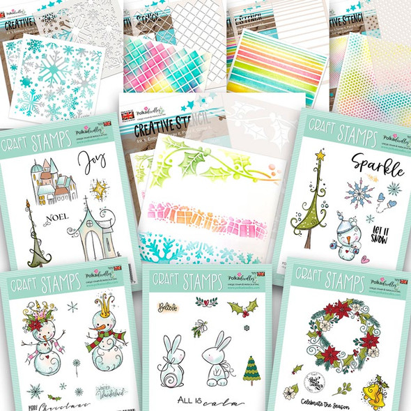 Stamps, Stencils and Craft Supplies - Christmas Supplies - Winter ...