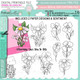Blooms 1 Flower bundle - digital stamp, digistamp for cards, cardmaking ...