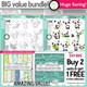 Set 3- Noodle Panda bear cute printable digi stamp clipart with SVG ...