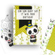 Set 3- Noodle Panda bear cute printable digi stamp clipart with SVG ...