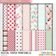 Printable ephemera - Udderly Cute love digital papers for Card Making ...