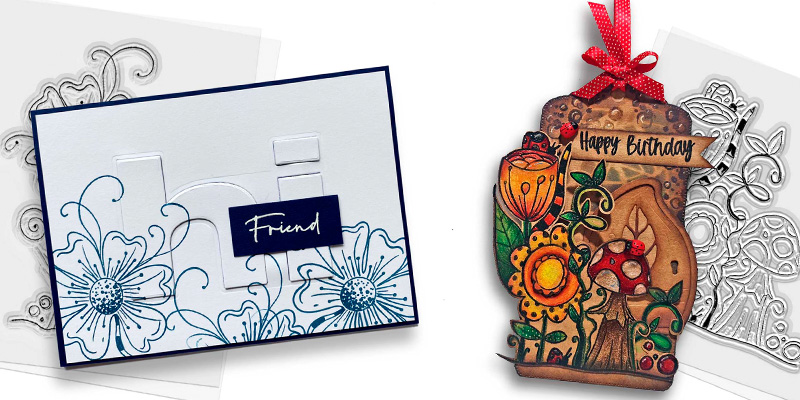 Card making craft supplies, stamps, Stencils, Ink Pads, Cutting dies ...