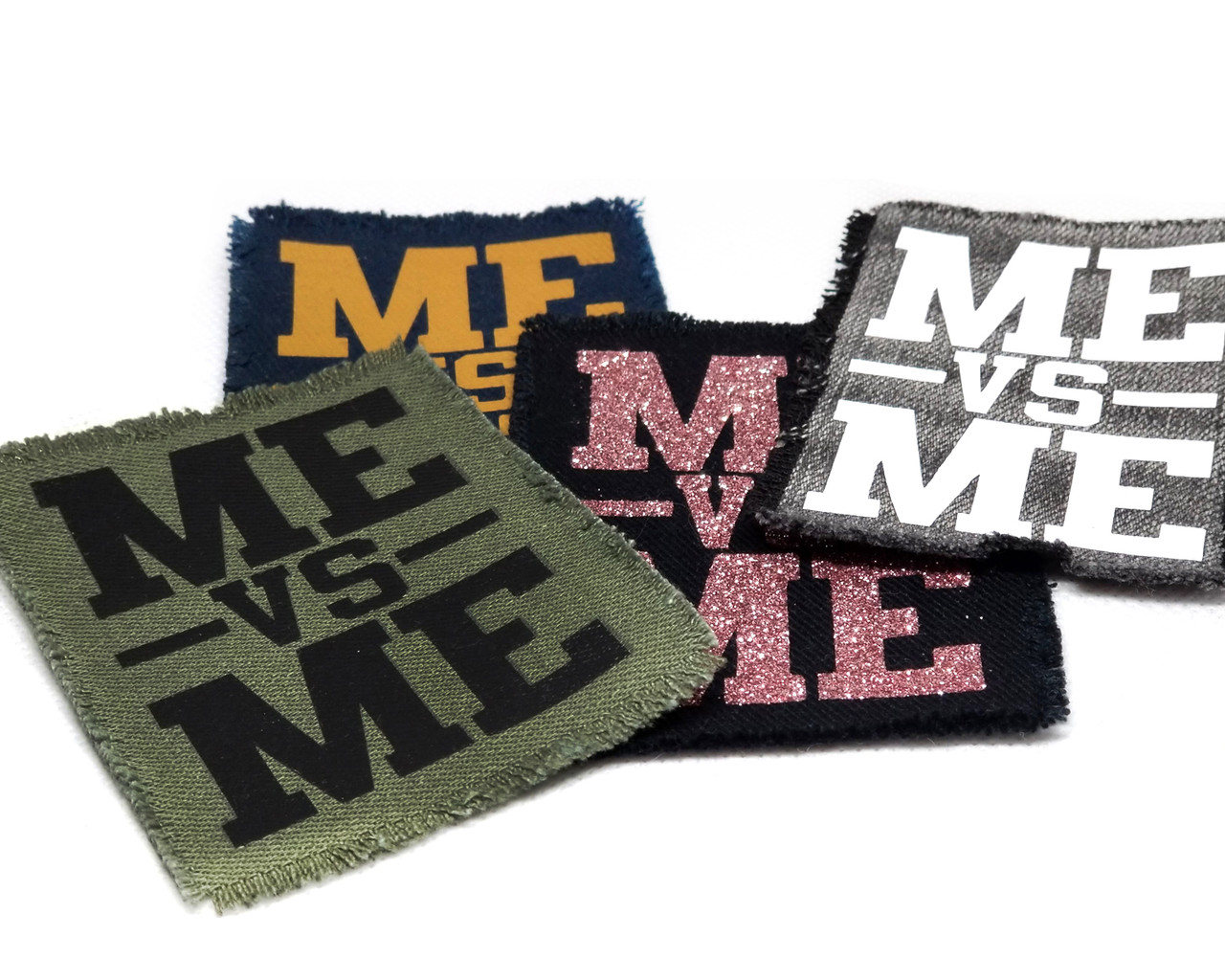 Me vs Me Iron On Patch