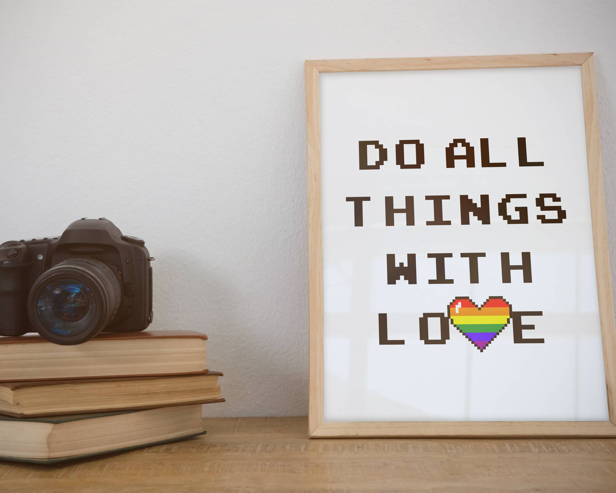 Do All Things With Love Printable Poster
