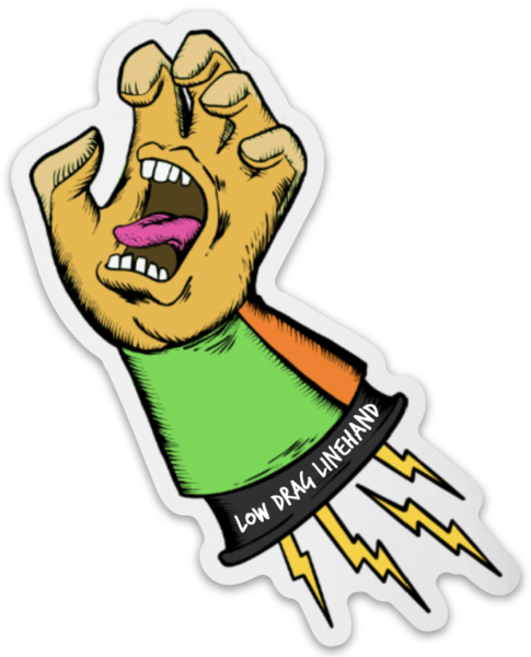 Screaming Linehand Sticker - LOW DRAG LINEHAND