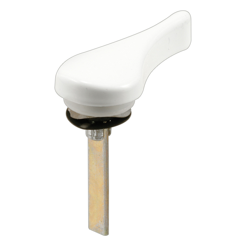 Sliding Door Latch Lever, 1-3/8 in. Tail, White Finish (Single Pack ...