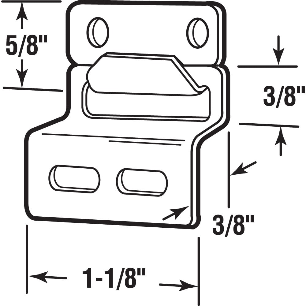 Heavy Duty Storm Window or Screen Panel Hangers, Stamped Steel (4 Sets ...