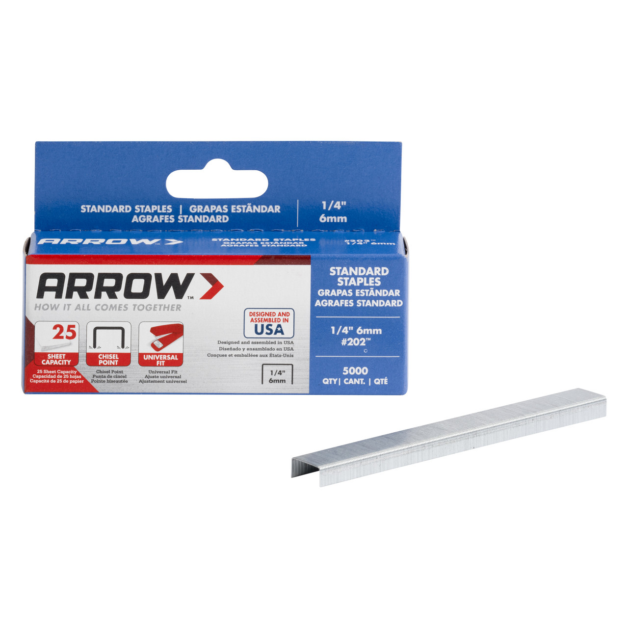 Arrow Standard Office Staples, 5000ct - Arrow Tool Group