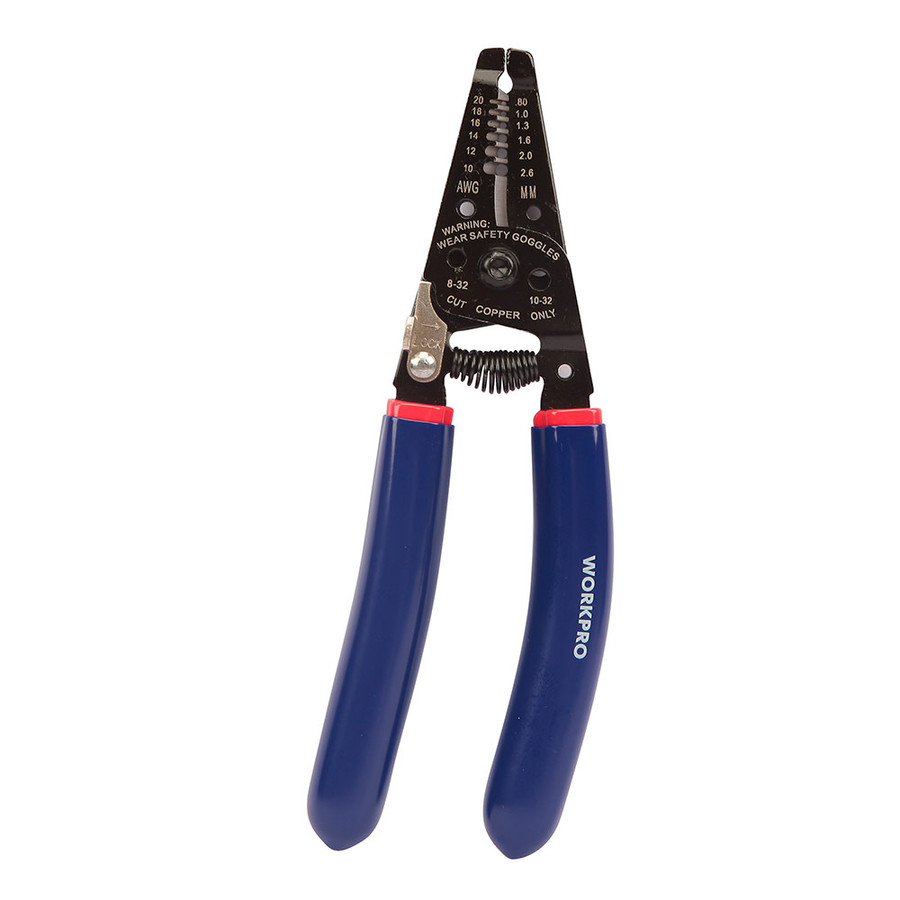 WORKPRO W091005 Wire Stripper and Cutter, Steel Construction w/High ...
