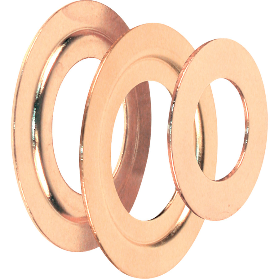 Brass Plated Bore Adaptor Ring Set (3 Pack) - Prime-Line Parts