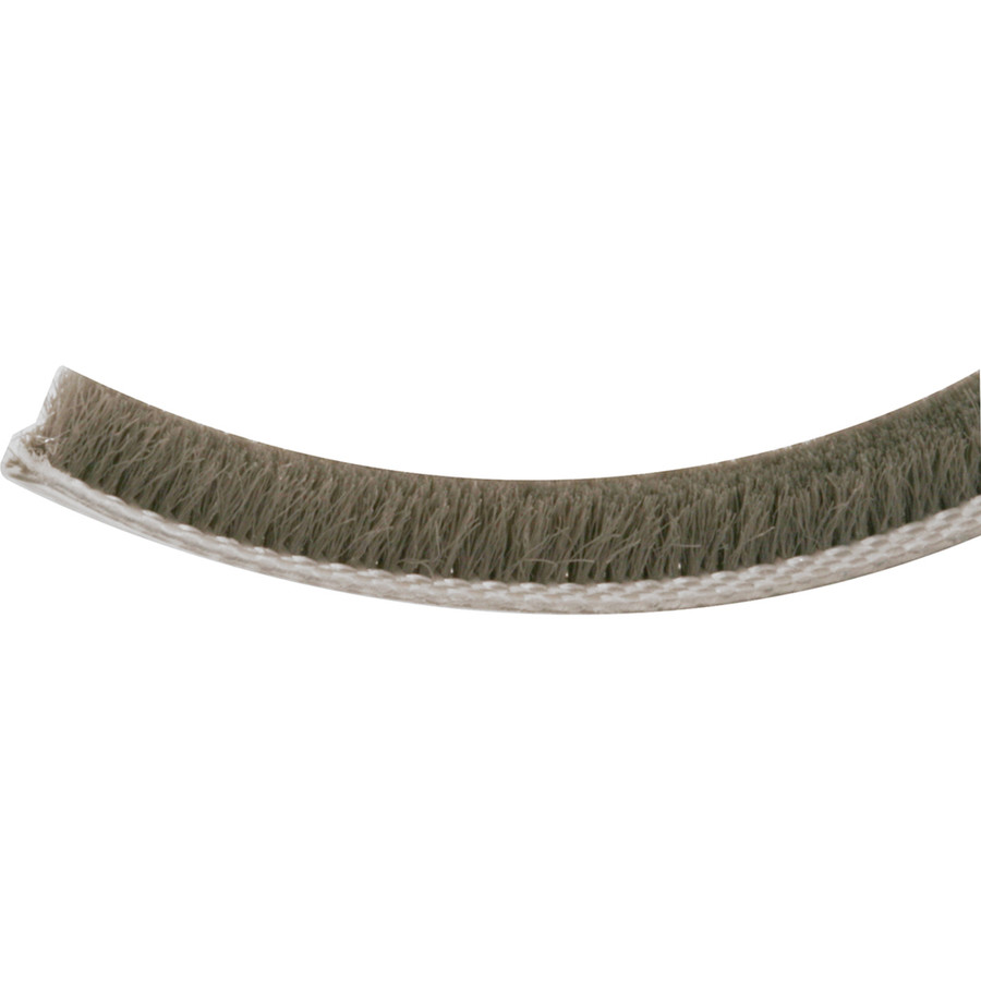 Window Pile Weatherstrip, Adhesive backed. Gray. 100 ft. (1 Roll ...