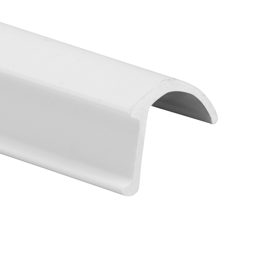 Glass Retainer Strips, 9/32 in. x 1/2 in. x 72 in., Rigid Vinyl, White ...