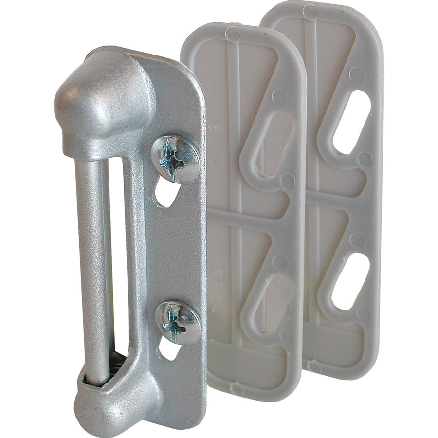 Aluminum, Spring-Loaded Screen Door Strike Plate (Single Pack) - Prime ...