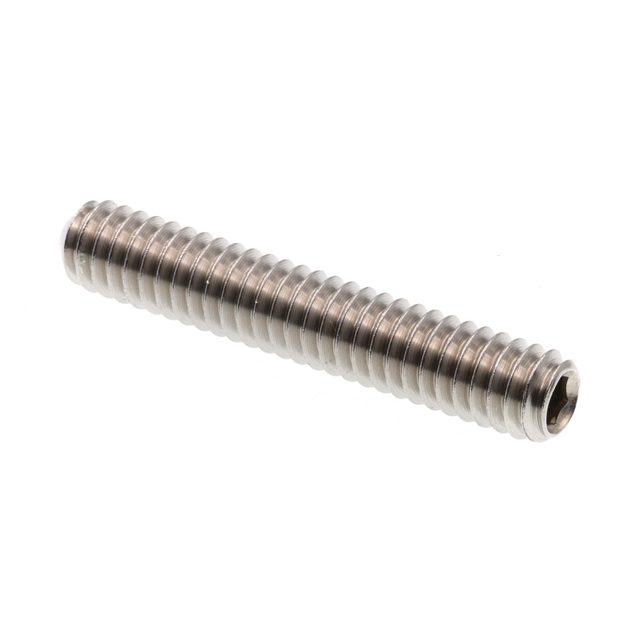 Socket Set Screws, 1/4 in-20 X 1-1/2 in, Grade 18-8 Stainless Steel (10 ...