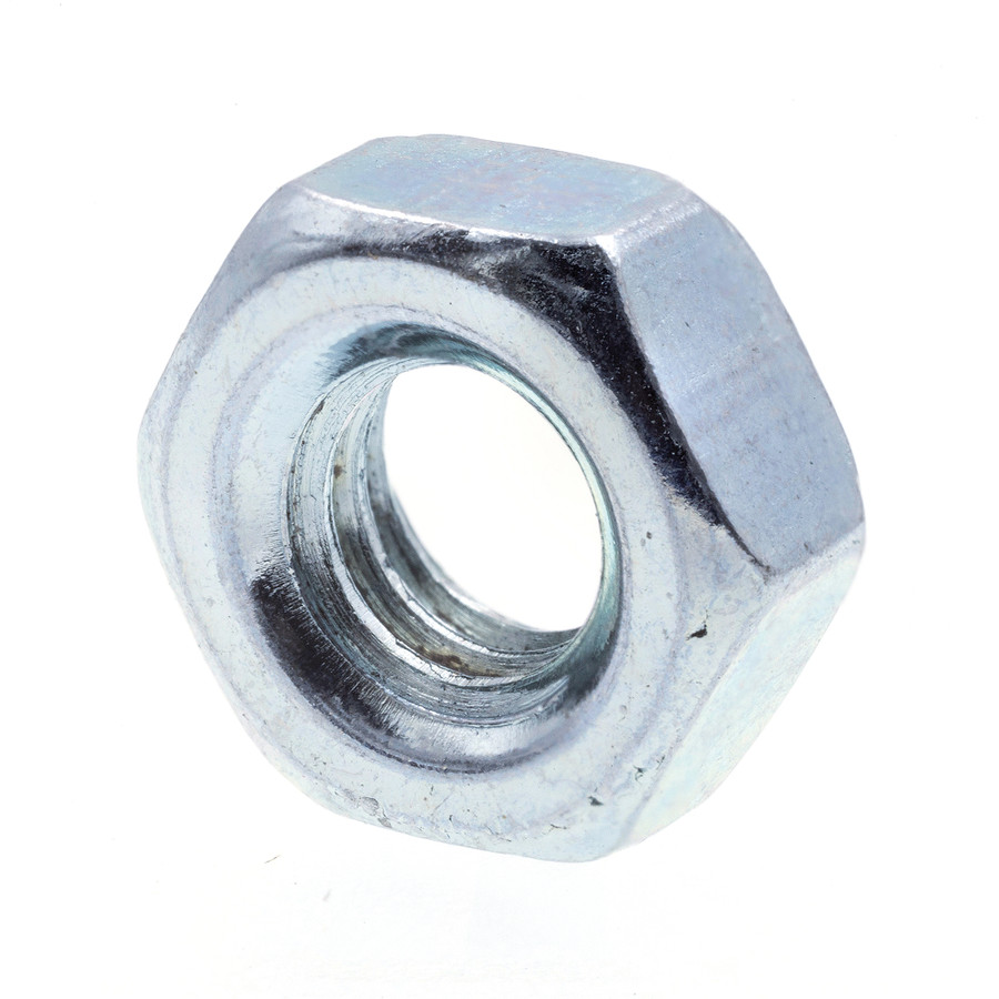 Finished Hex Nuts, Class 8 Metric, M4-0.70, Zinc Plated Steel (25 Pack ...