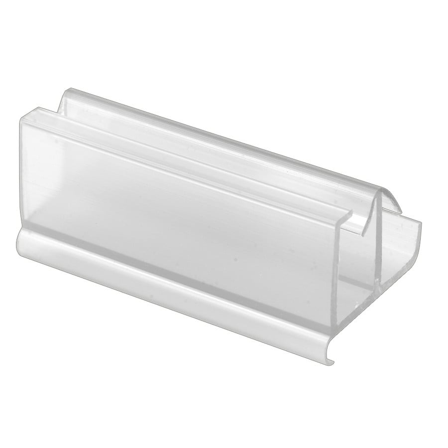 Tub Enclosure Bottom Guide, For Frameless Panels, Clear vinyl, Snap-in ...