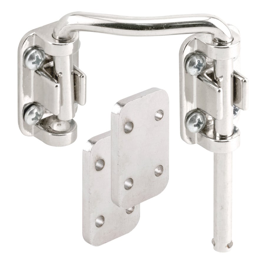 Sliding Door Loop Lock, 2-1/4 in., Steel, Nickel Plated, Right Hand ...