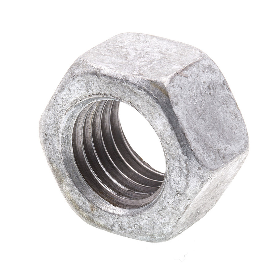 Finished Hex Nuts, 3/4 in.-10, A563 Grade A Hot Dip Galvanized Steel ...
