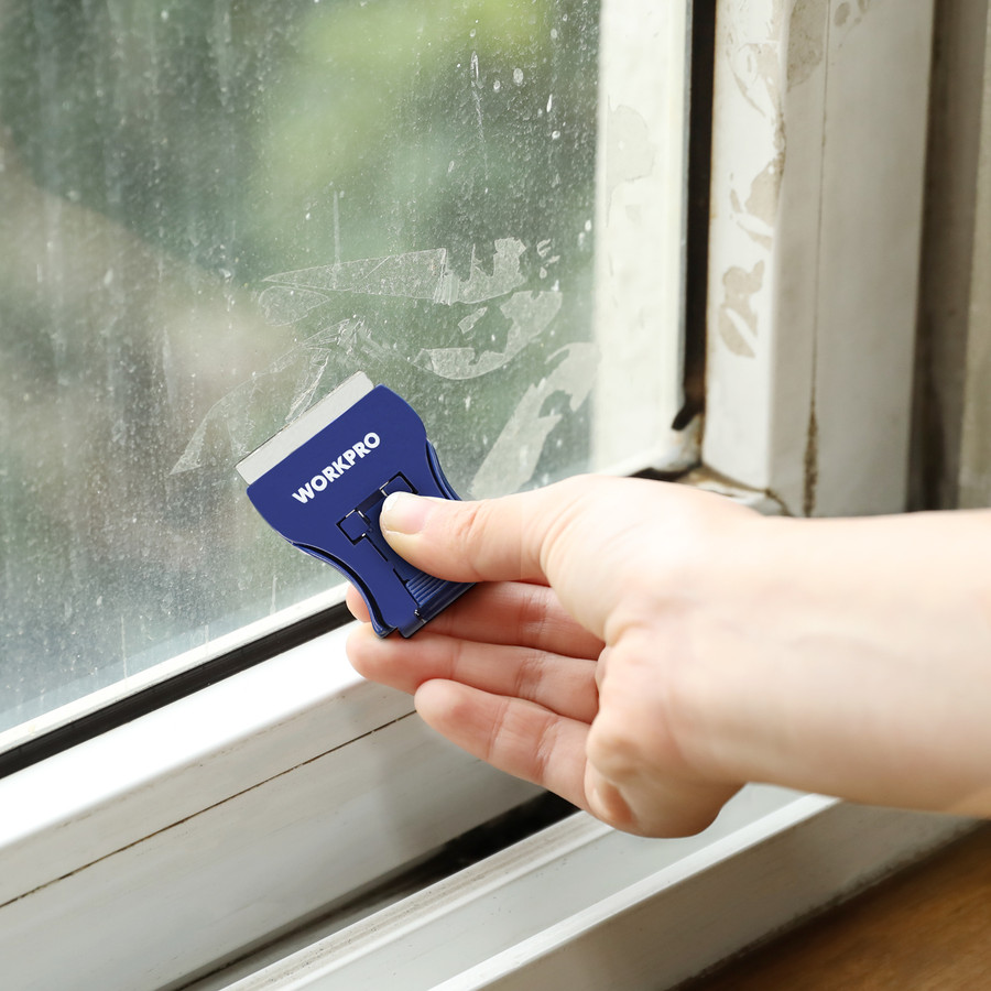 WORKPRO W018004 Mini Razor Blade Scraper, Fixed Blade (Non-Retractable ...