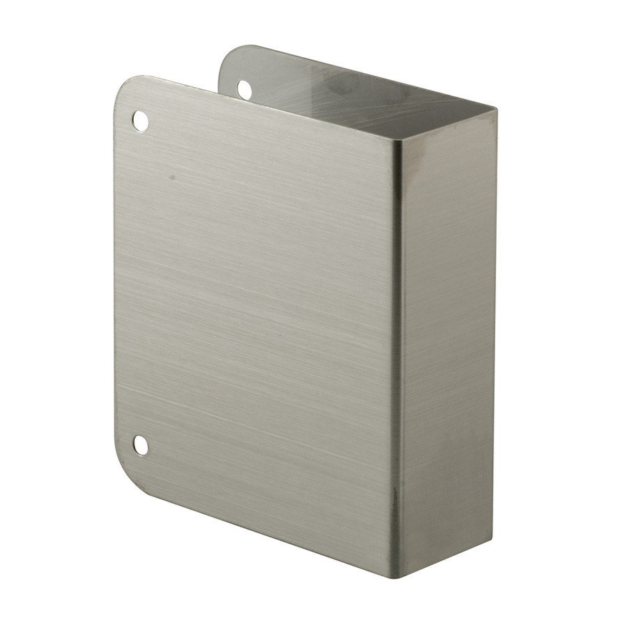 Stainless Steel Blank Lock and Door Reinforcement Plate for 1-3/4 in ...