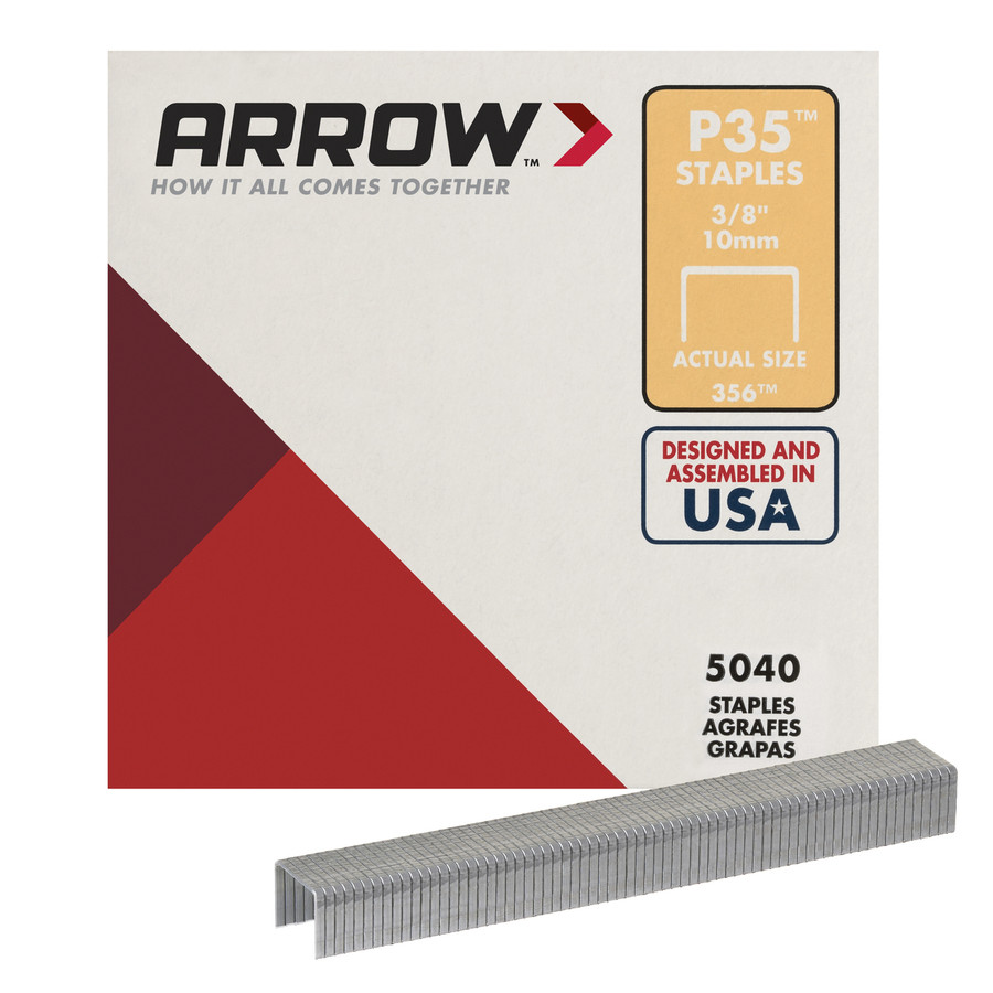 Arrow P35 Plier Stapler Staples, 1/4" x 3/8", 5040ct - Arrow Tool Group