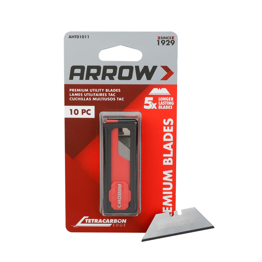Arrow TetraCarbon Utility Blades - 10 Pack - Arrow Tool Group