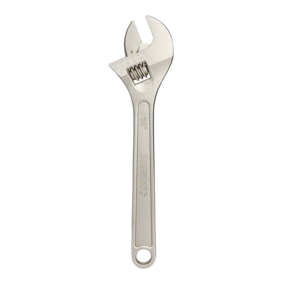 Arrow 10" Adjustable Chrome Vanadium Steel Wrench - Arrow Tool Group