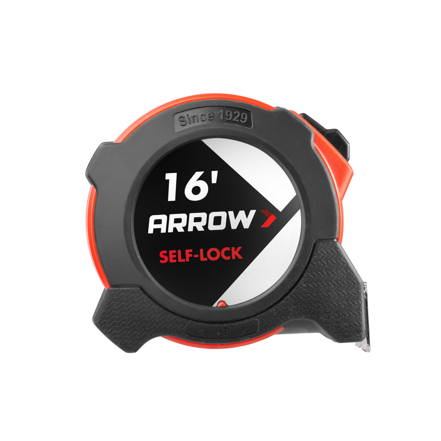Arrow Self-Lock Tape Measure, 16ft Reach - Arrow Tool Group