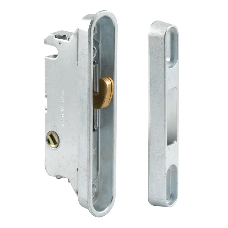 3-9/16 in., Steel, Mortise Lock and Keeper (1 Set) - Prime-Line Parts