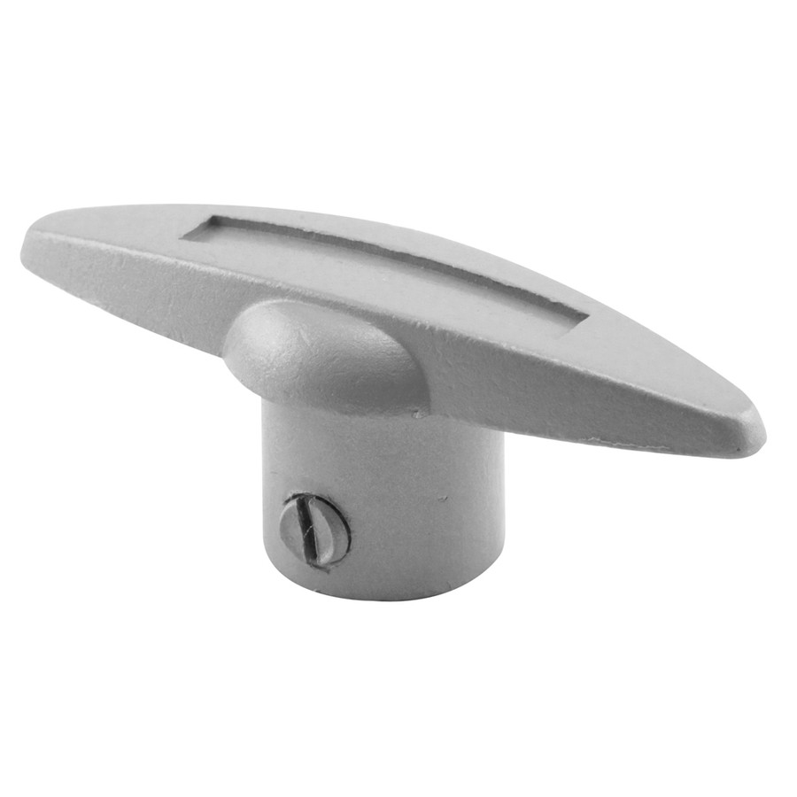 Awning Operator Tee Handle, Gray, 3/8 in. Bore (2 Pack) - Prime-Line Parts