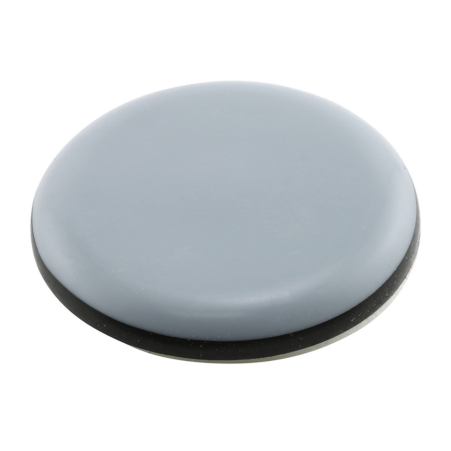 1-1/2 in. Round Sliding Discs, Gray Plastic (4 Pack) - Prime-Line Parts