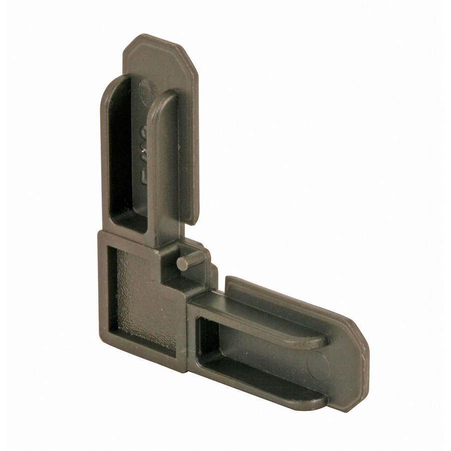 7/16 in. x 3/4 in. Bronze Plastic Screen Frame Corner (100 Pack ...