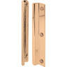 Steel Latch Shield for Swing-In Doors, 6 inch, brass (Single Pack ...
