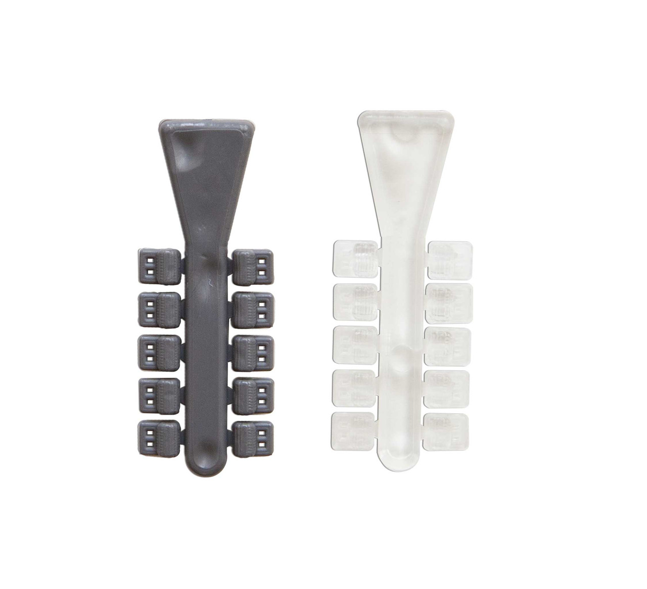 Aurora Rotation Wedges - Clear/Gray - White Oak Orthodontic Products