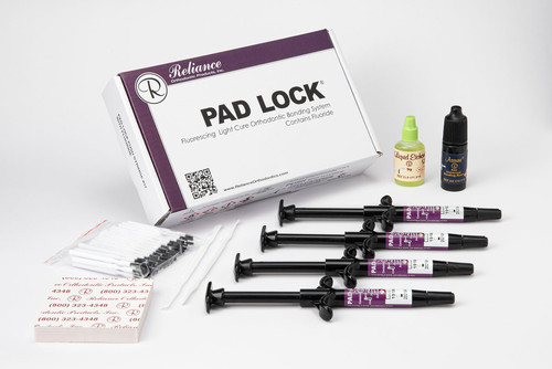 Reliance Pad Lock Push Syringe Kit Fluoride & Assure - (4) - 4.5g Push ...