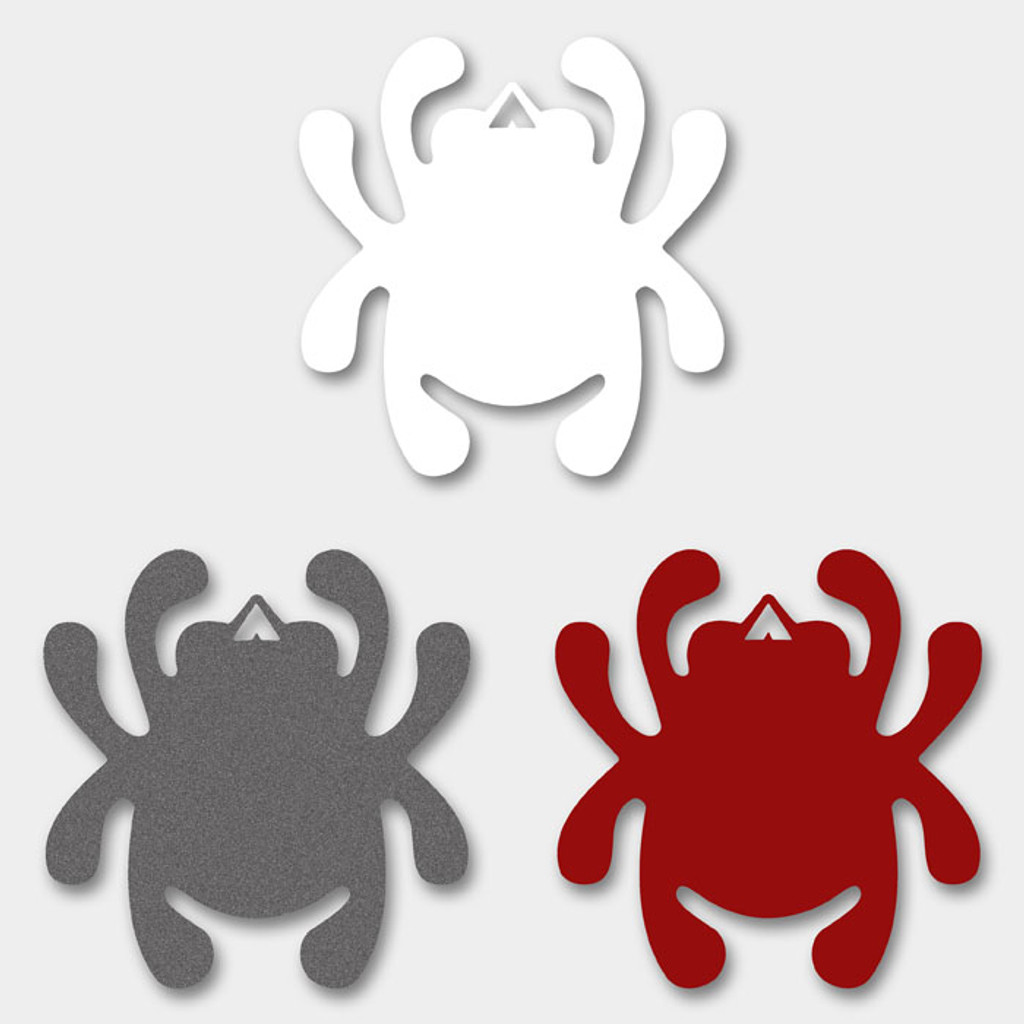 Spyderco Bug Decal | Charcoal | National Knives, LLC
