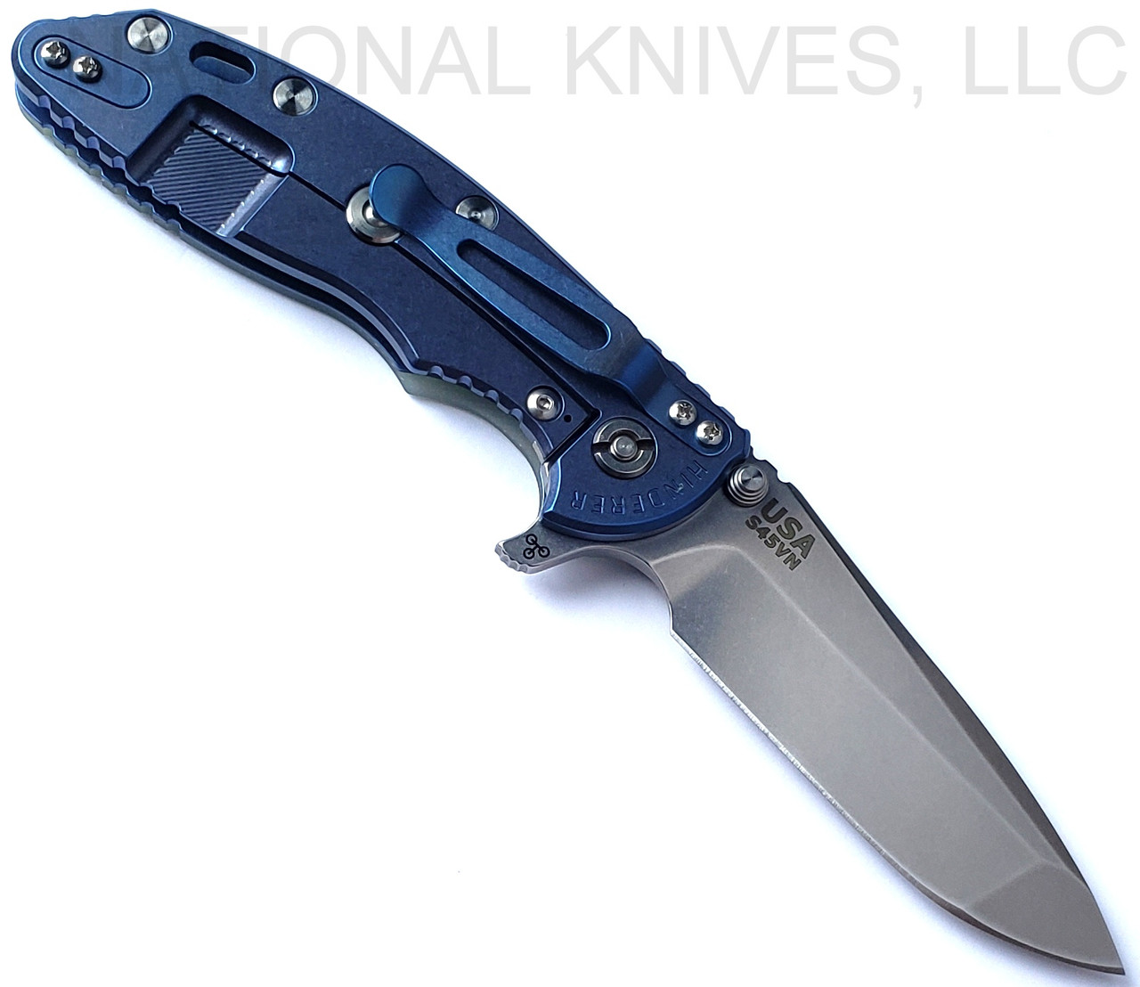 Rick Hinderer Knives XM-18 3.5" Spanto | Stonewash S45VN | Translucent ...