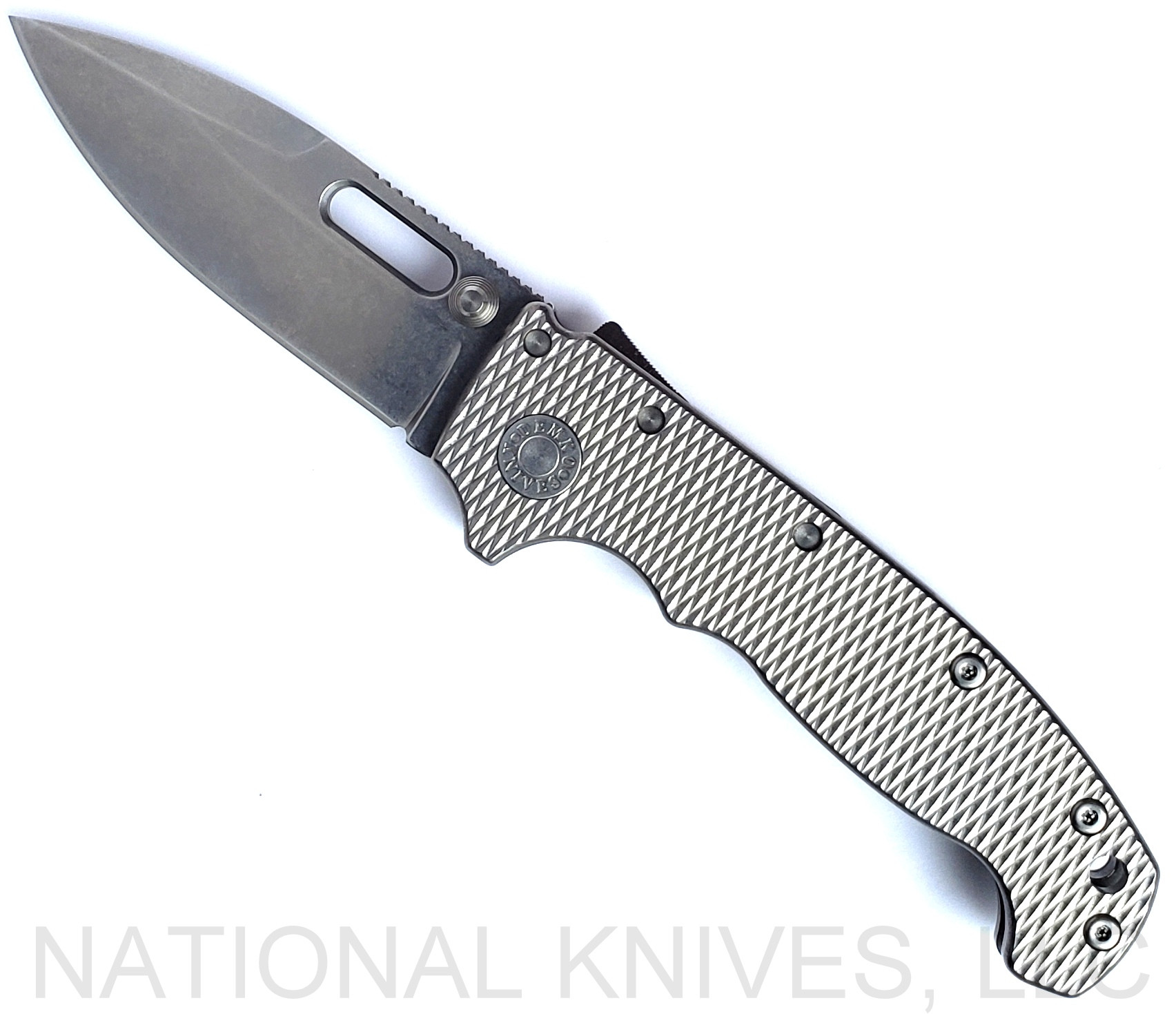 Demko Knives MG AD-20 Spear Point | Textured Titanium | Magnacut ...