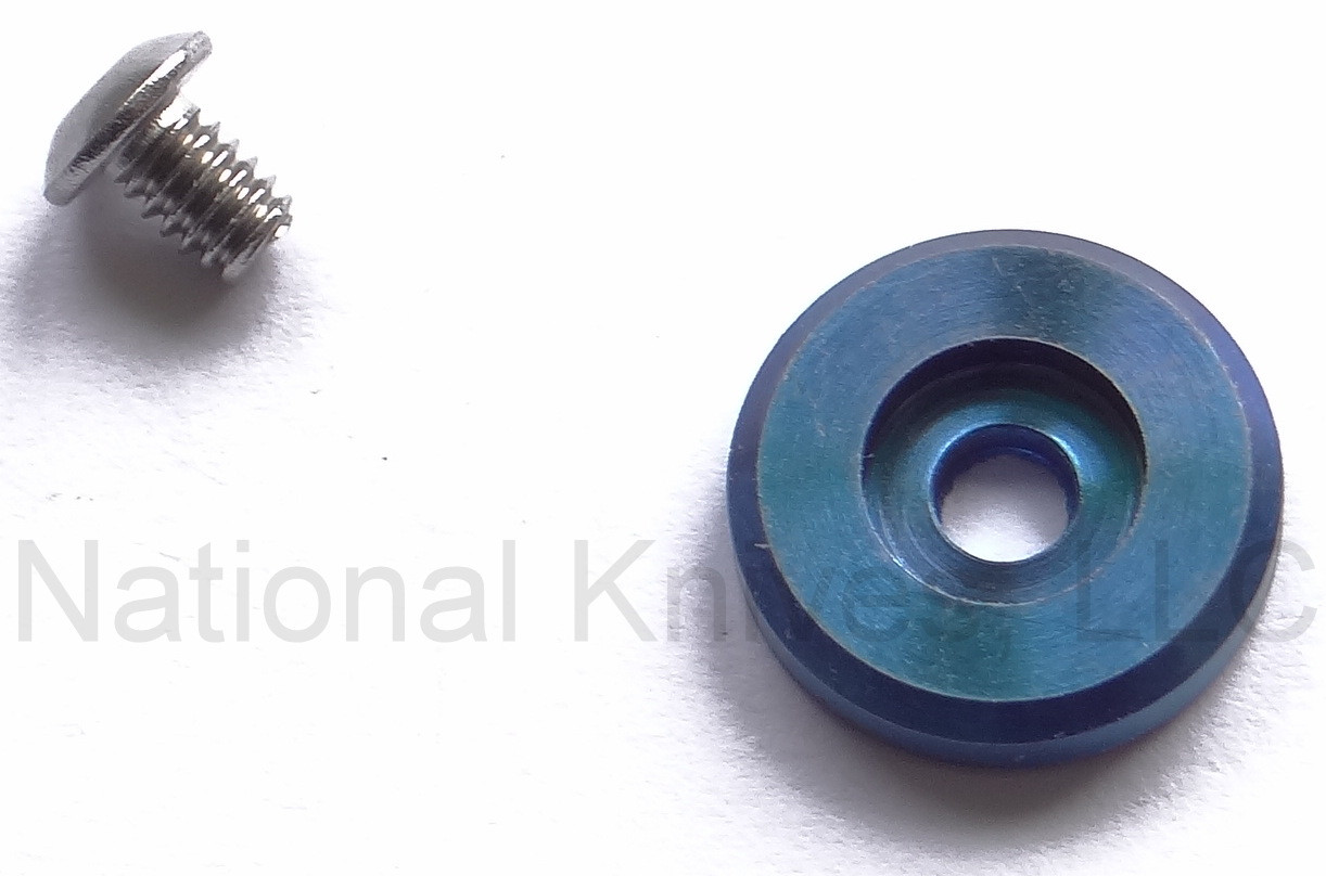 Rick Hinderer Knives Lockbar Stabilizer | Titanium | Stonewash Blue ...