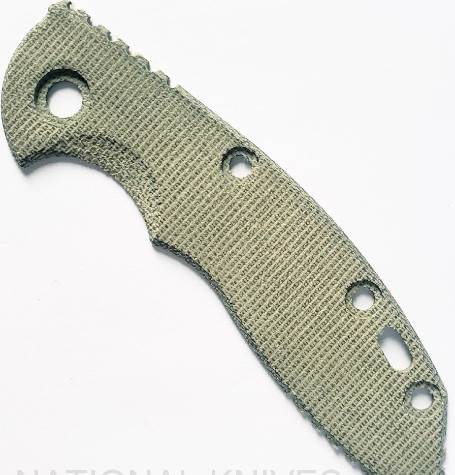 Rick Hinderer Knives 3.0" XM-18 Handle Scale | Micarta | Smooth | OD ...