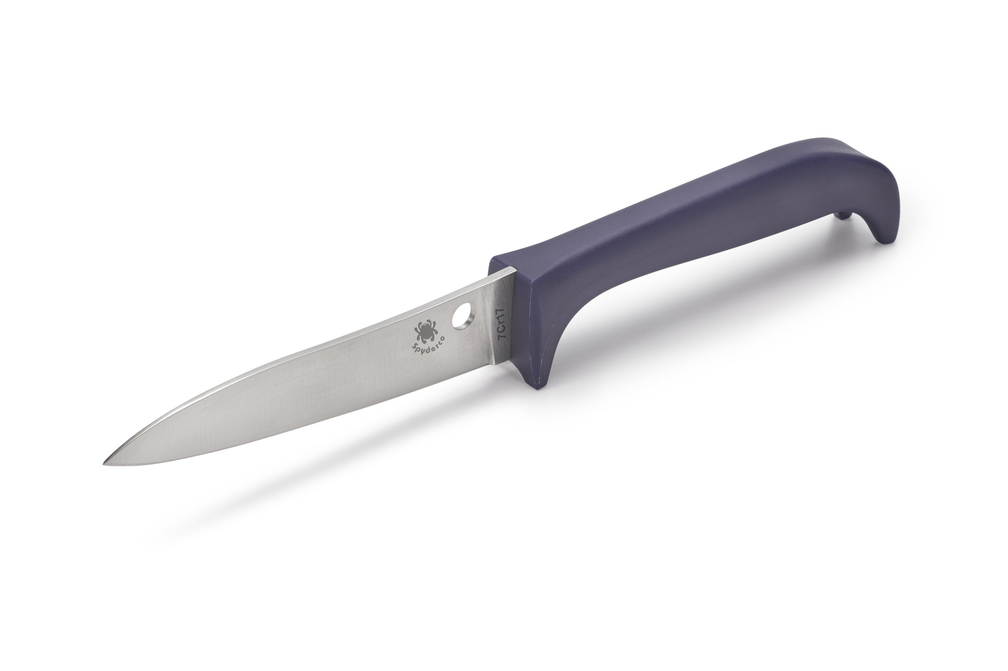 Spyderco Counter Puppy Purple K20PPR Kitchen Knife | National Knives, LLC
