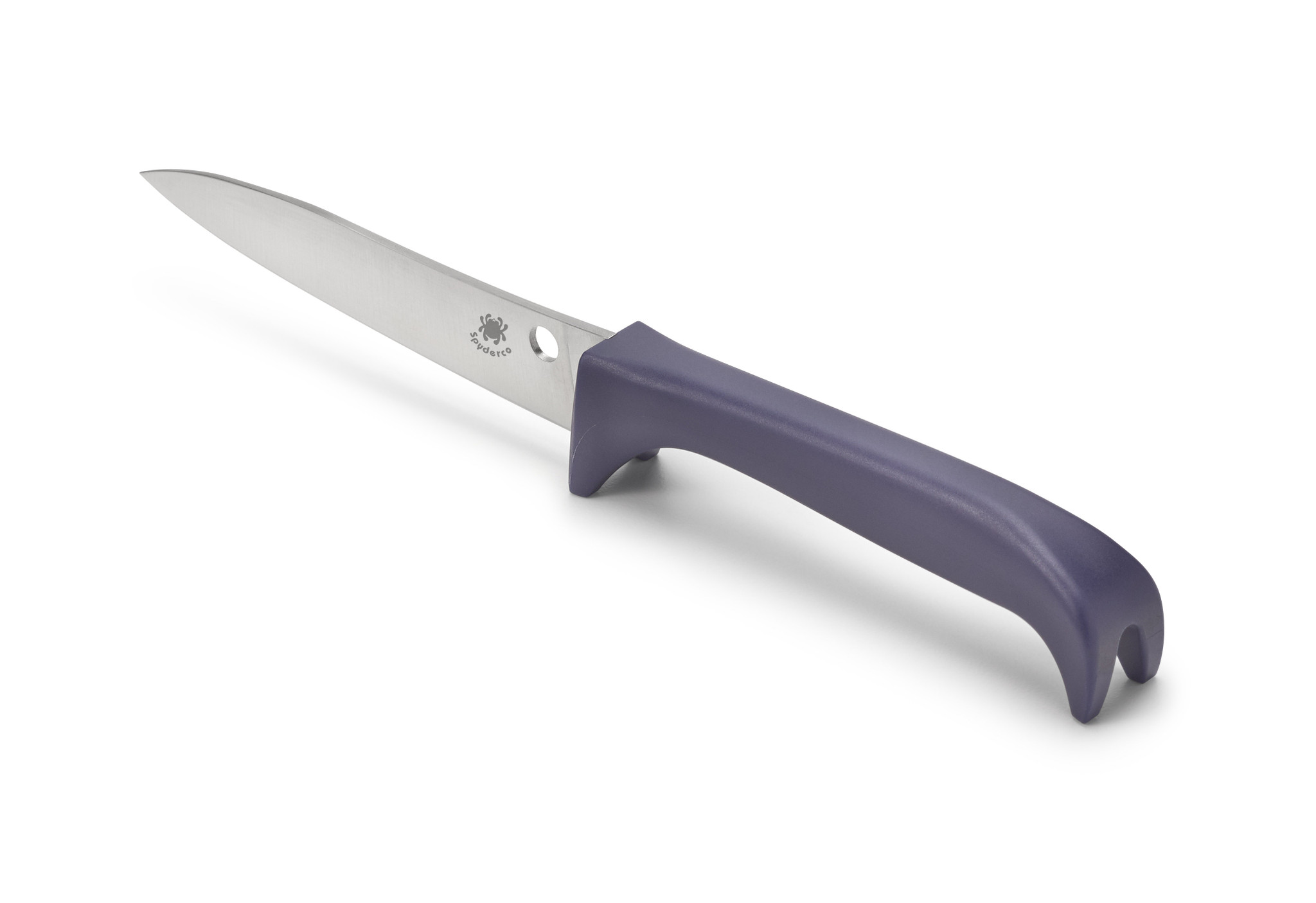 Spyderco Counter Puppy Purple K20PPR Kitchen Knife | National Knives, LLC