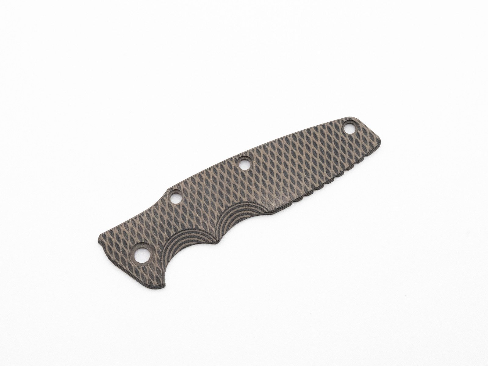 Rick Hinderer Knives Eklipse Handle Scale | G-10 | Coyote - Black ...