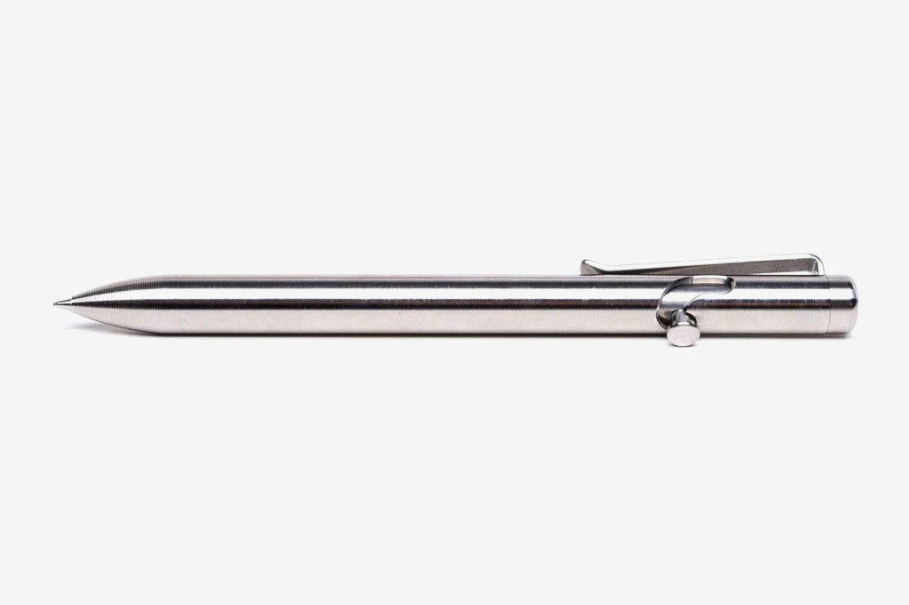 Tactile Turn Bolt Action Pen | Titanium | Standard | National Knives, LLC