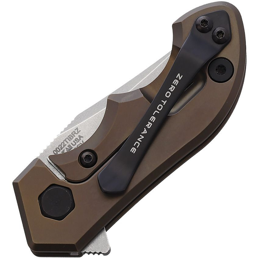 Zero Tolerance 0022TIBRZ | Bronze Titanium | National Knives, LLC