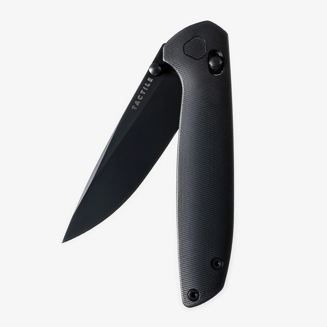 Tactile Knife Co Maverick Knife | Thumbstud | DLC Black Titanium ...