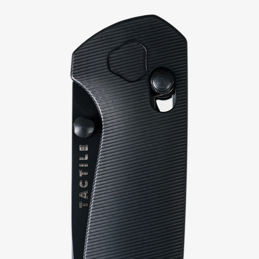 Tactile Knife Co Maverick Knife | Thumbstud | DLC Black Titanium ...