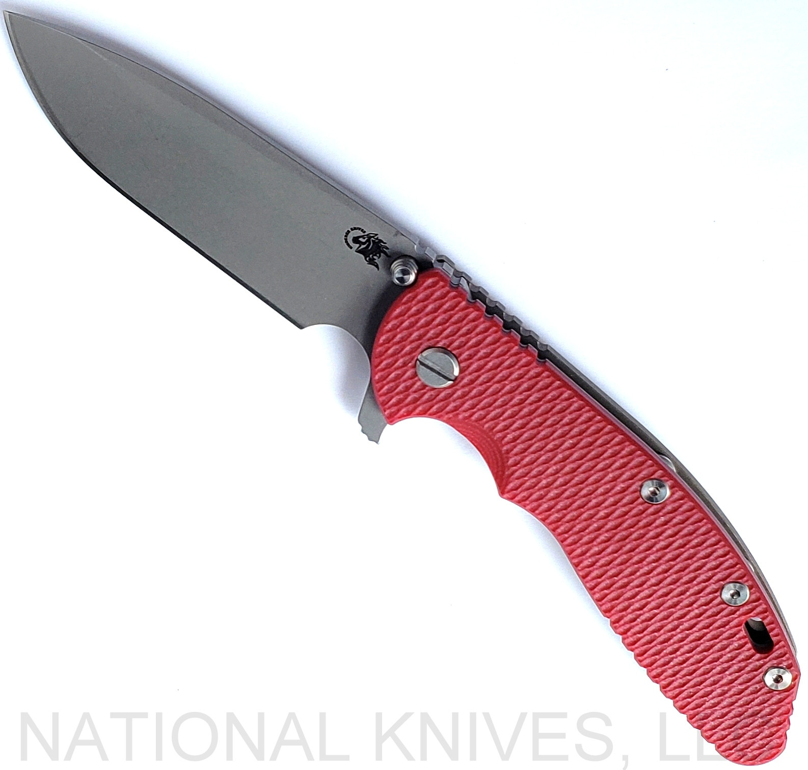 Rick Hinderer Knives XM-24 Spear Point | Working Finish S45VN | Red G ...